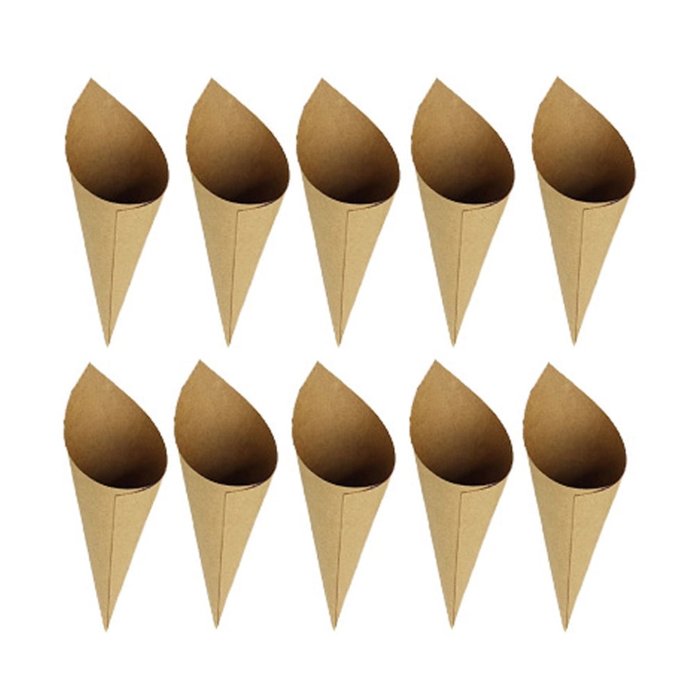 ROSENICE 50 Pcs Charcuterie Cones Conical Shaped Paper Decor - Walmart.com