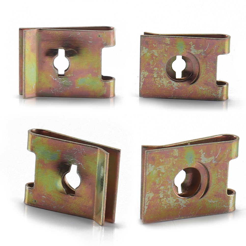 ROSENICE 50 Pcs Color Zinc U-shaped Reed Nut Wire Securing Fasteners ...