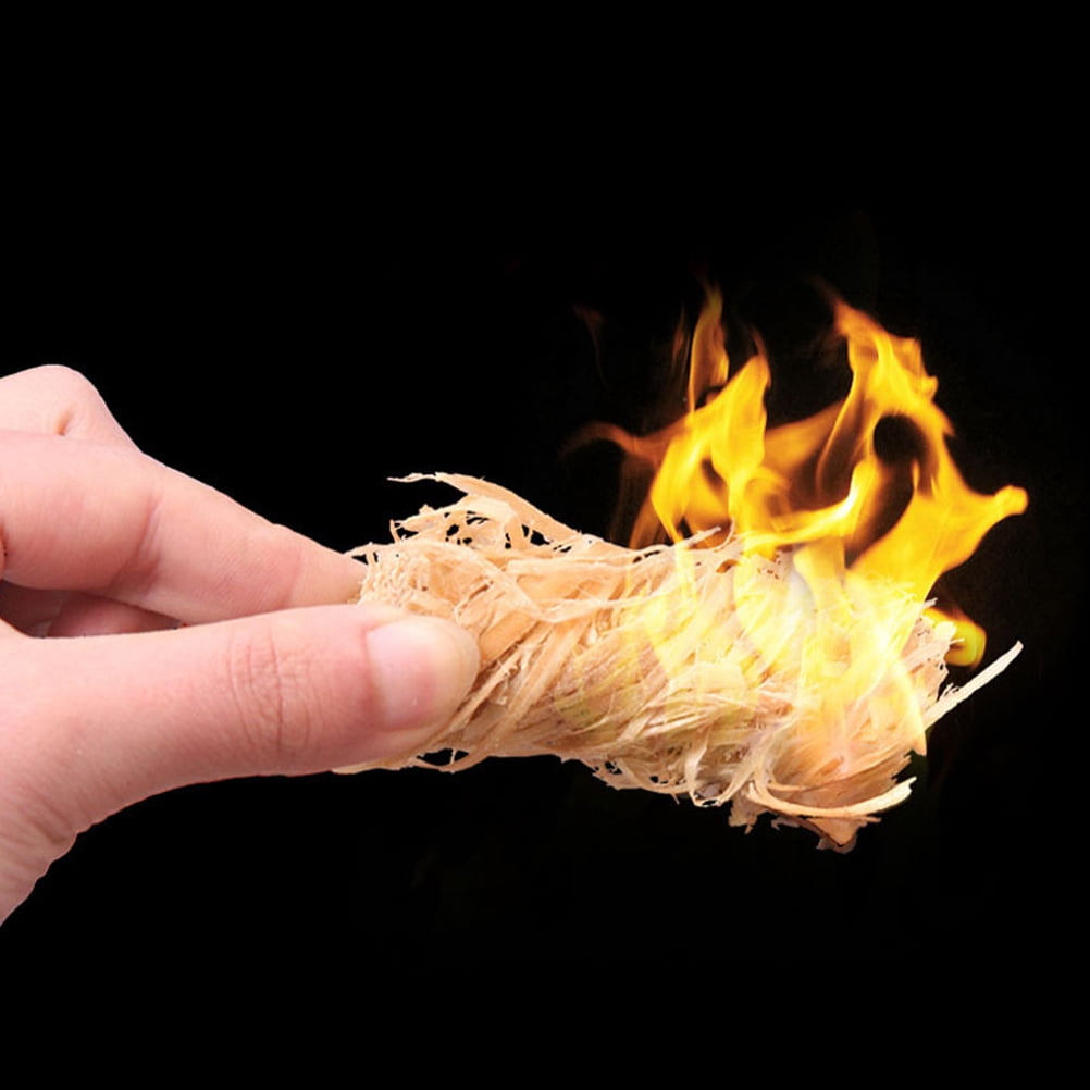 ROSENICE 50Pcs Cylindrical Fire Lighters for Conditions 1.97X0.79X0 ...