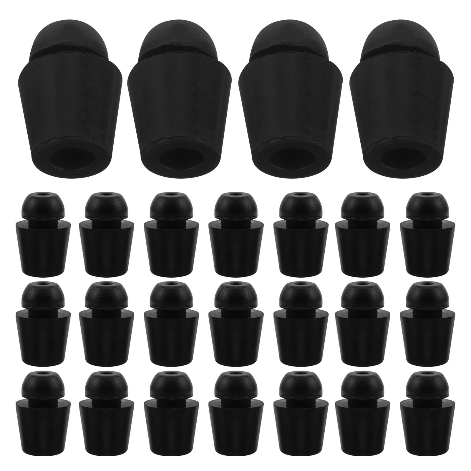 ROSENICE 50Pcs Rubber Door Stopper Buffer Cushion for Car Door Damage ...