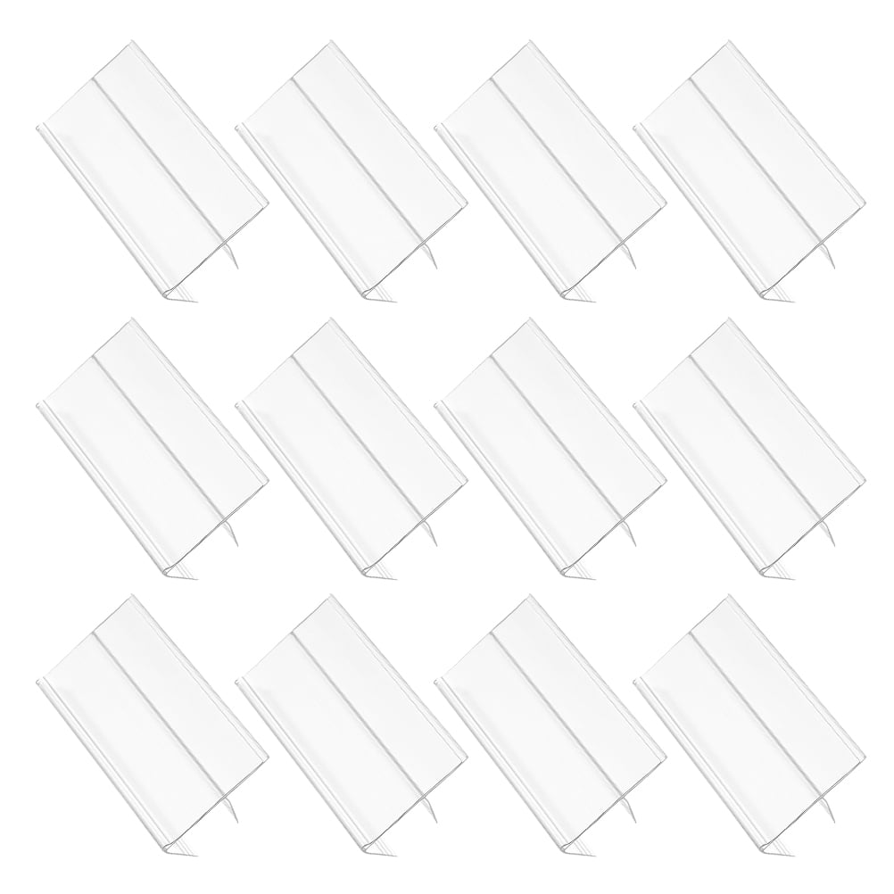 ROSENICE 50Pcs Sleek Design Standard Shelf Thickness-Compatible Plastic ...