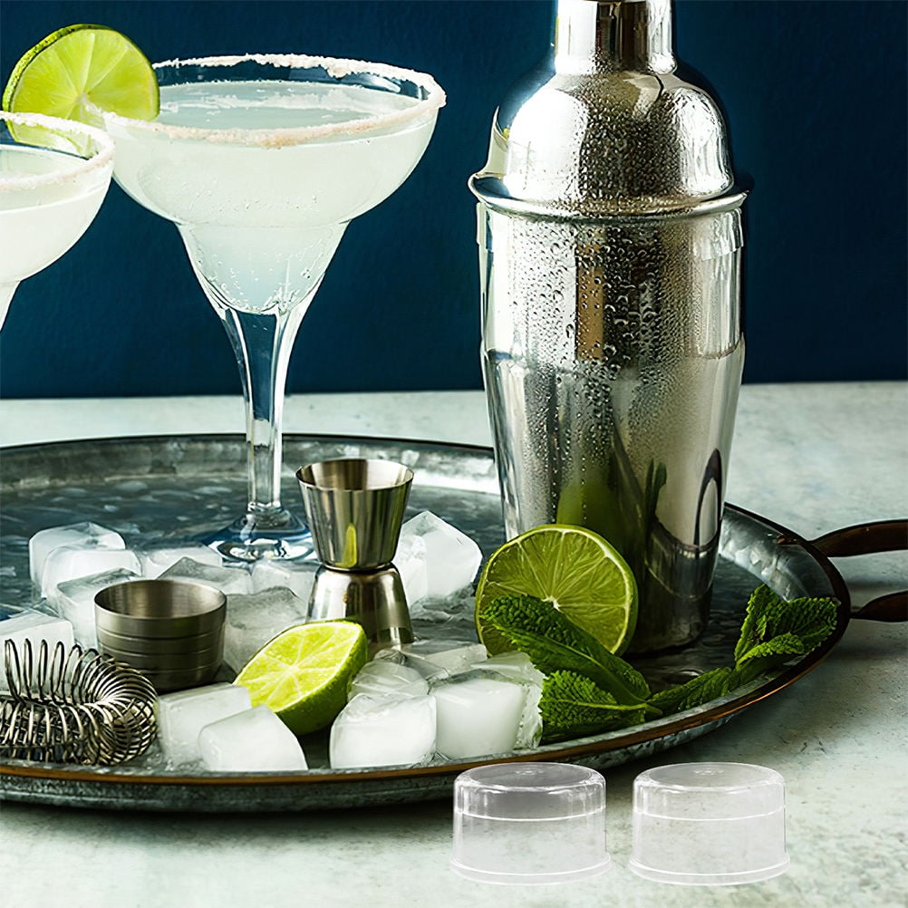 ROSENICE 5Pcs Anti-Splash Shaker Lid Plastic For Shaker Cups And ...