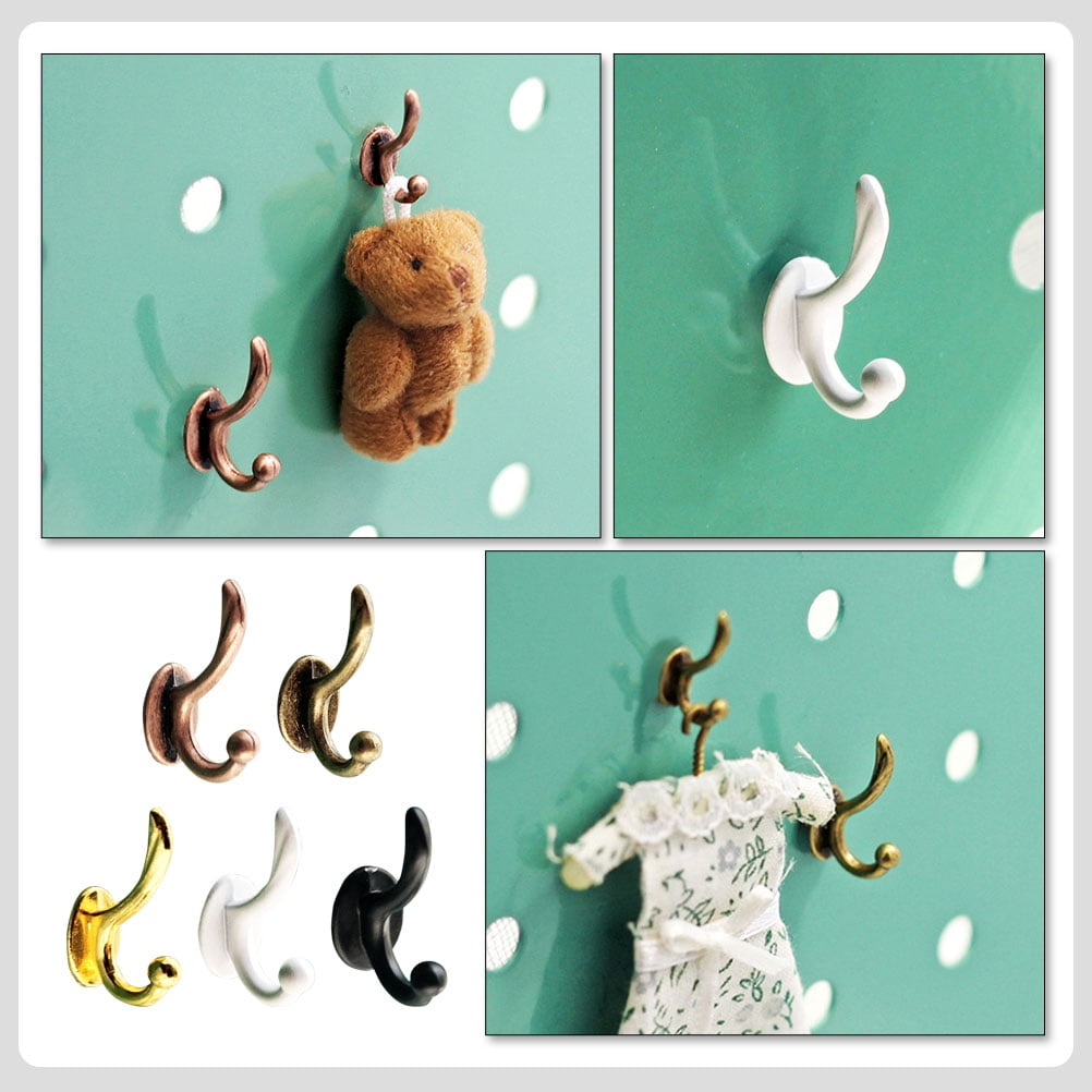 ROSENICE 5Pcs Miniature Hooks for Dollhouse in Bronze and Gold for Collectors - Walmart.com
