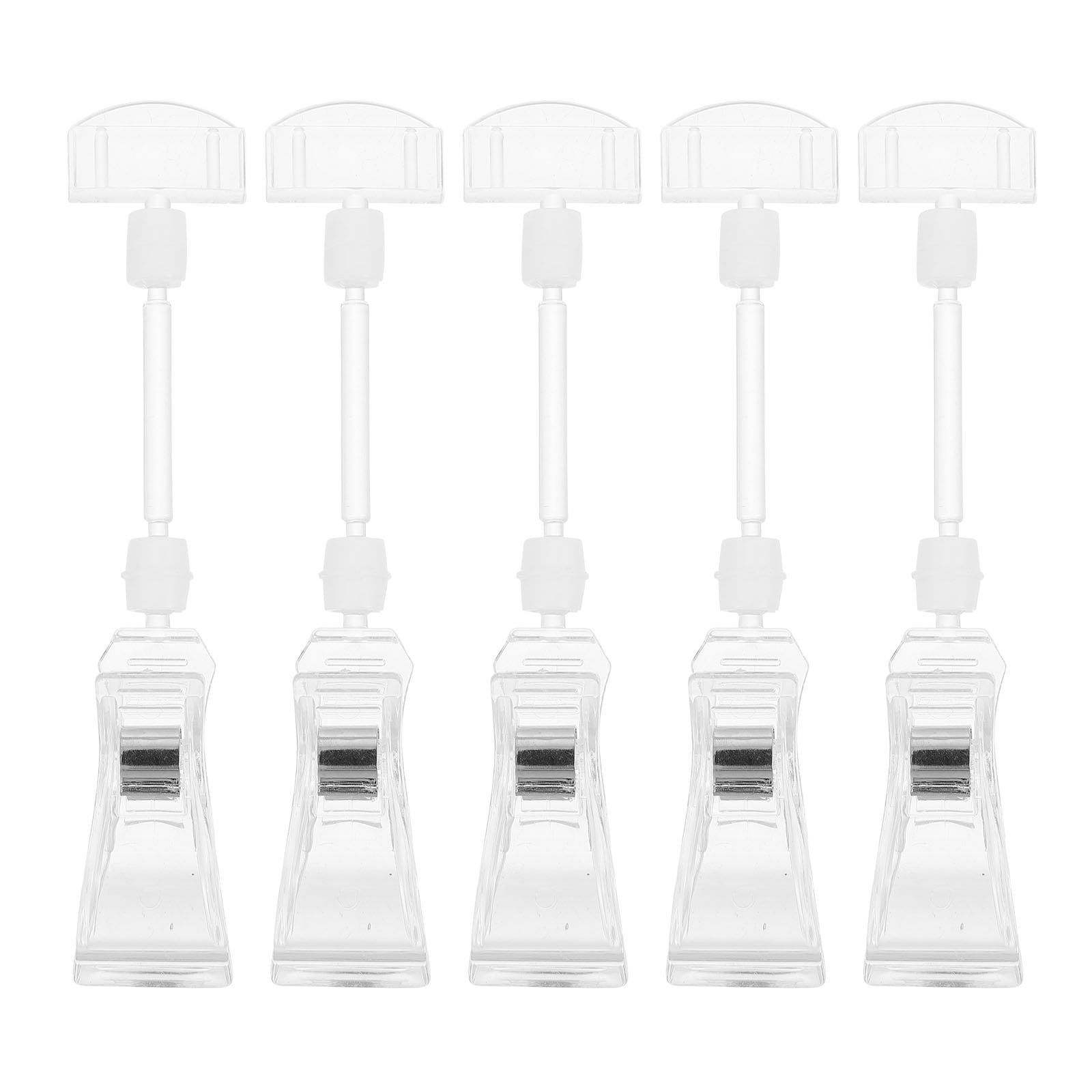 ROSENICE 5Pcs Transparent Advertising Label Rack Suitable for Business ...