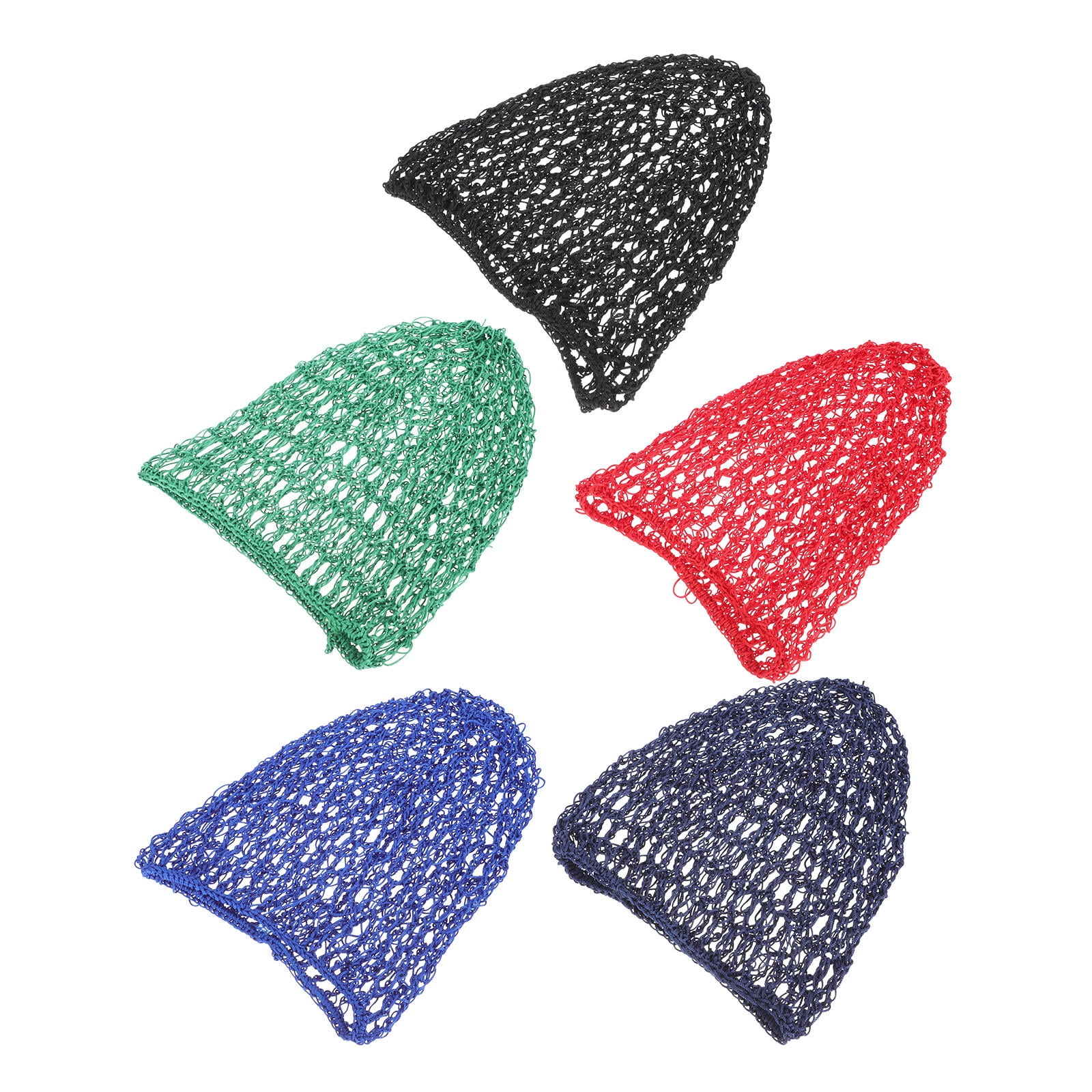 ROSENICE 5pcs Crocheted Hair Nets Hair Care Tools Girl Hair Woman Hair ...