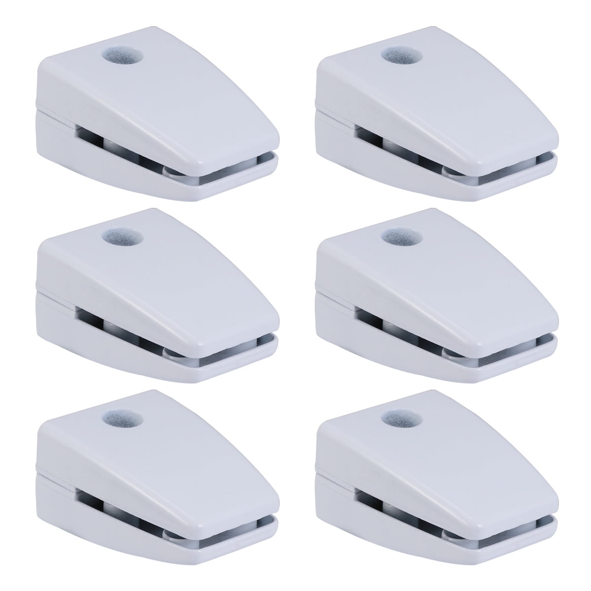 ROSENICE 6 Pcs Desktop Privacy Panel Screen Clip Baffle Aluminum White ...