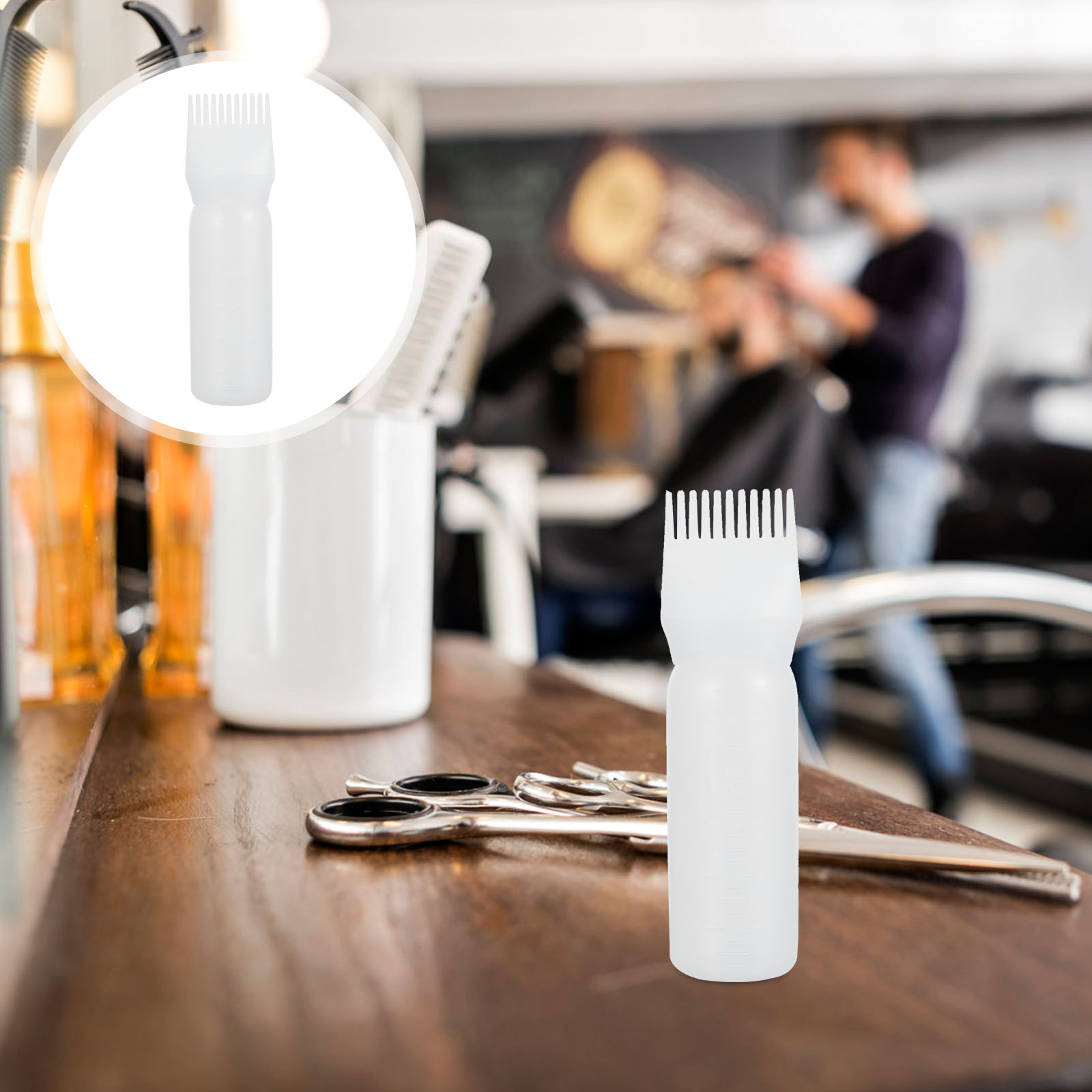 ROSENICE 6 Pcs Hair Dye Bottle Applicator Hair Oil Hair Color Bottle ...