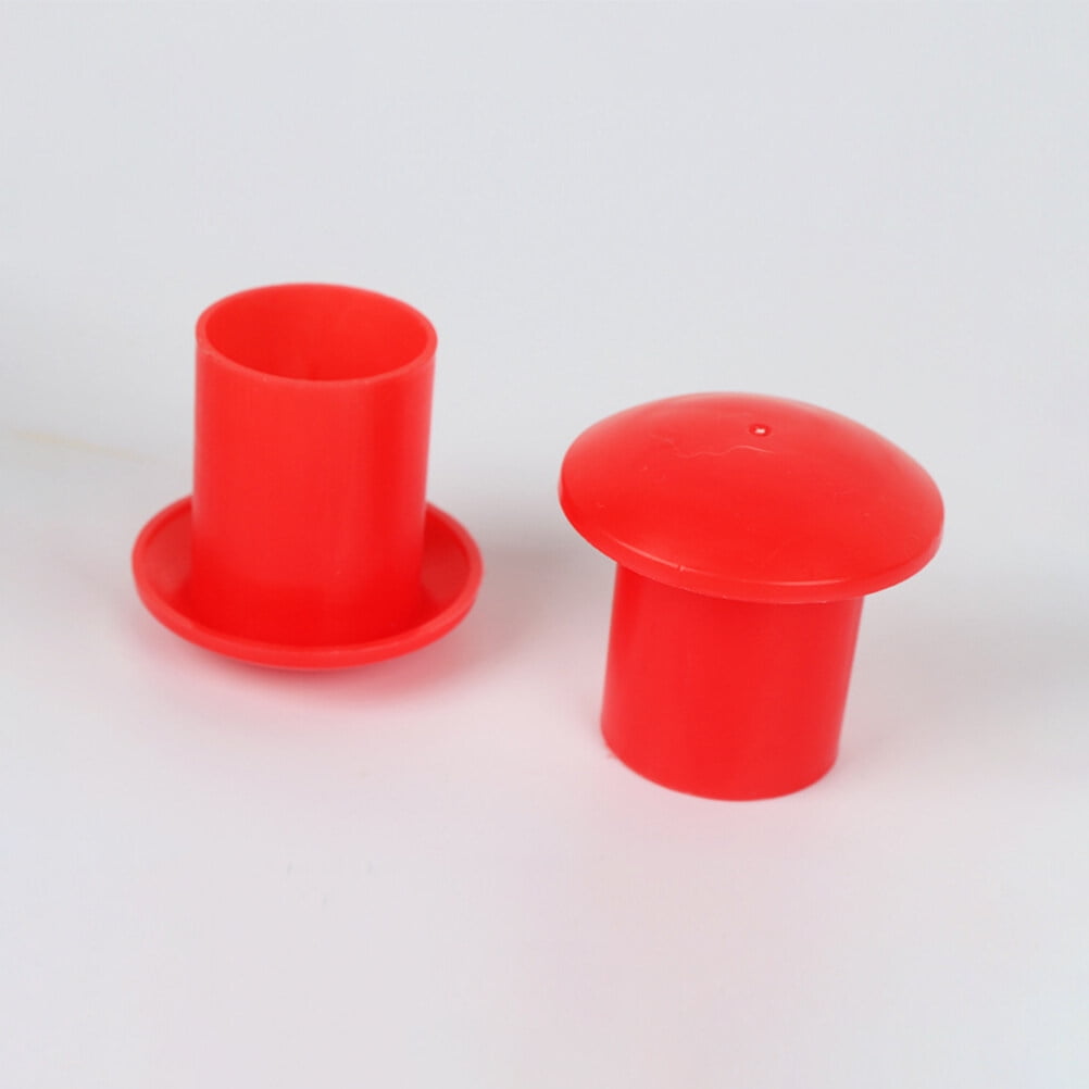 ROSENICE 60 Pcs Rebar Safety Caps Plastic End Mushroom Construction ...