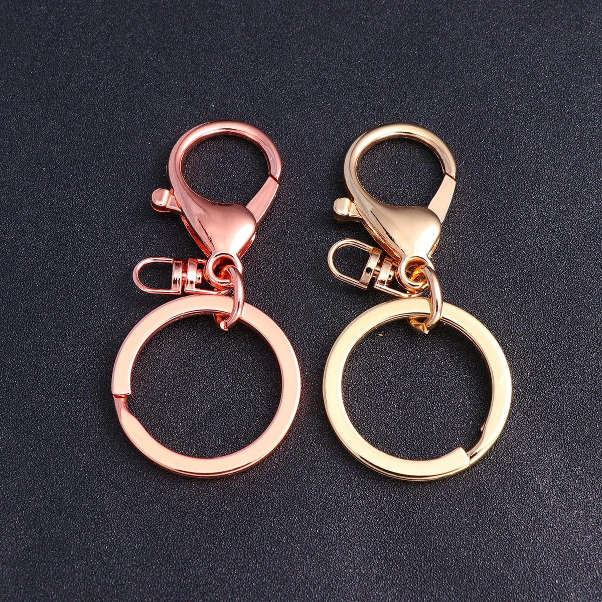 ROSENICE 6Pcs Metal Lobster Clasp for Keyrings and Daily Use in Rose ...