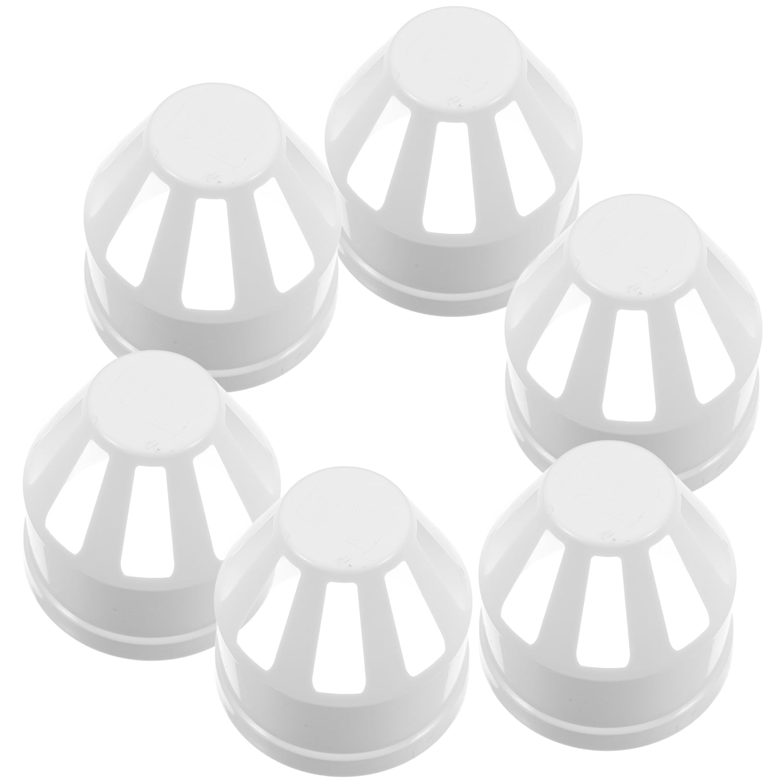 ROSENICE 6Pcs Round Vent Cover for Sump Pump Discharge System with ...