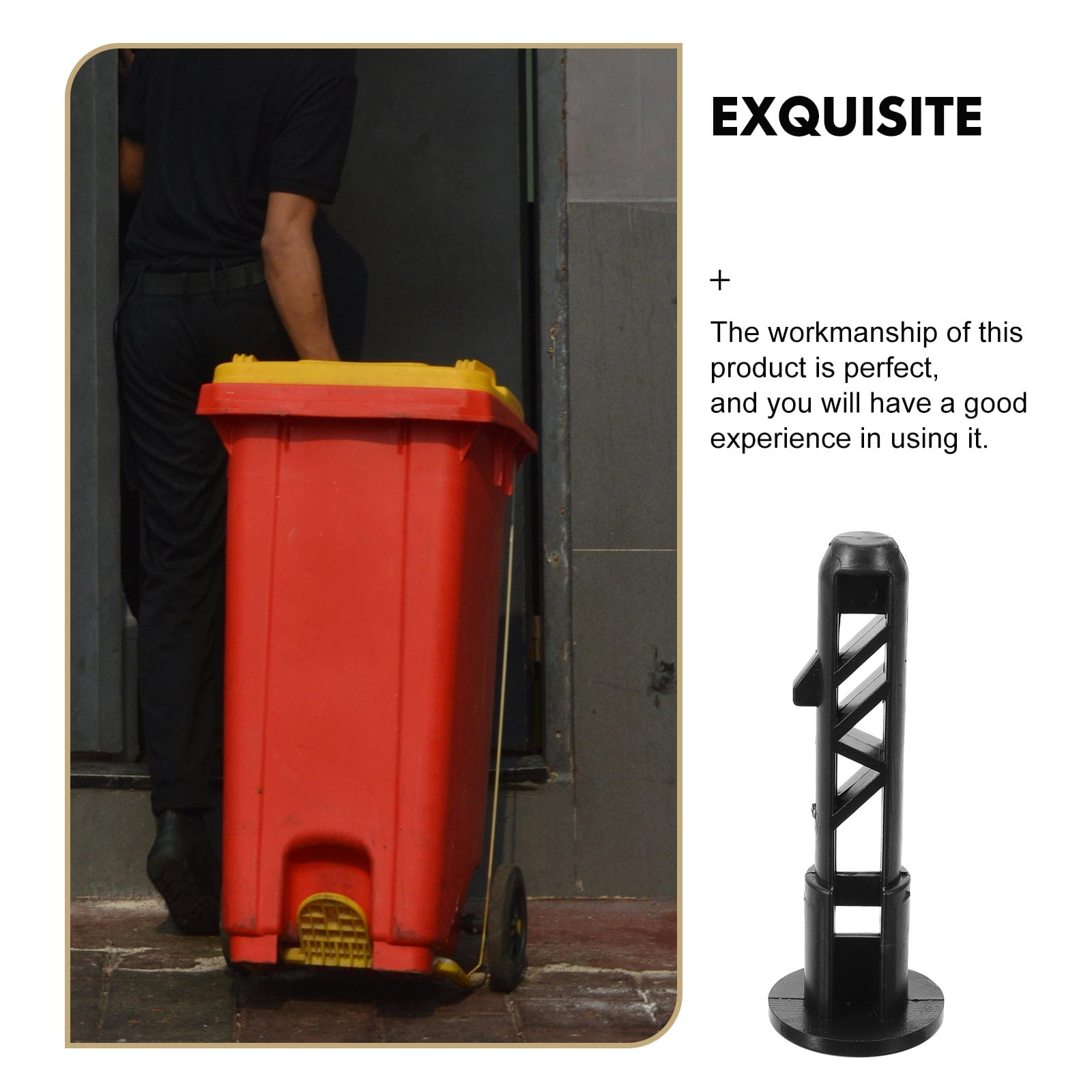 ROSENICE 6Pcs Trash Bin Lid Connecting Pins Plastic Cylindrical ...