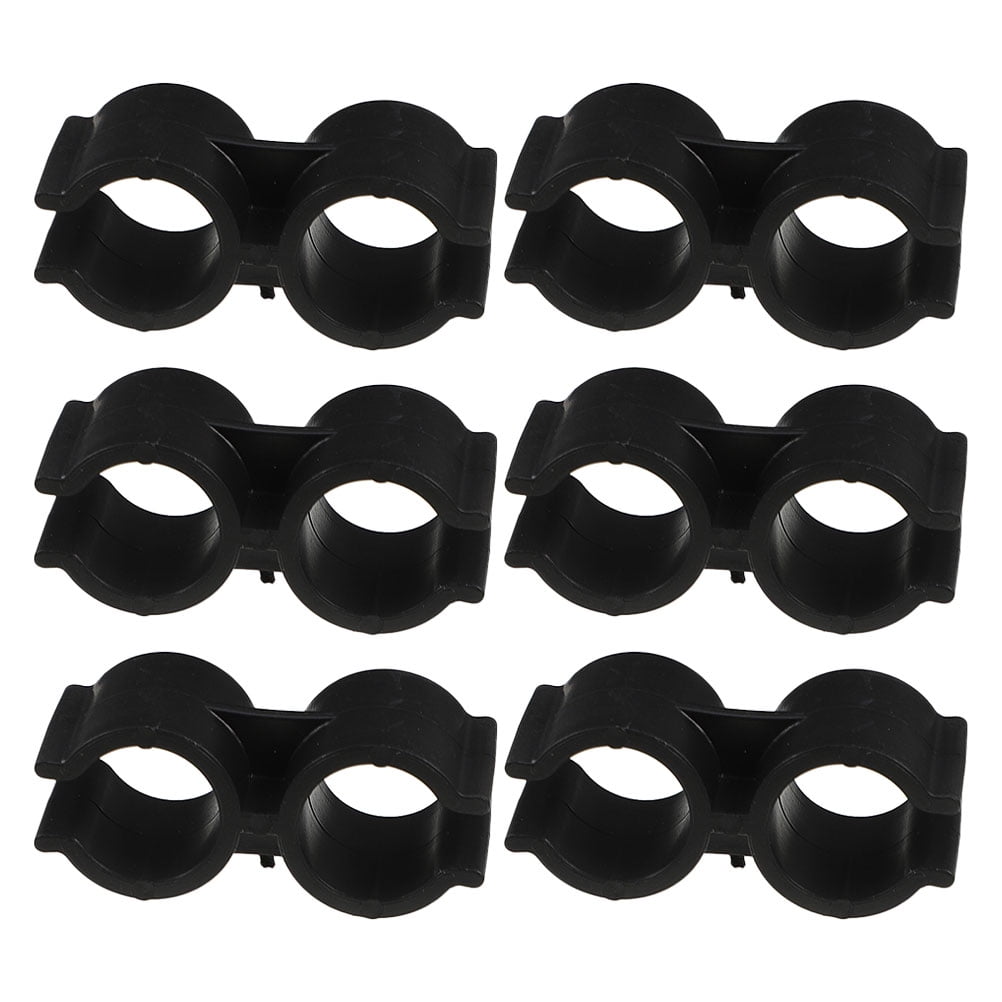 ROSENICE 6Pcs U-Shaped Pipe Connector Double Hose Clamp for Maintenance ...