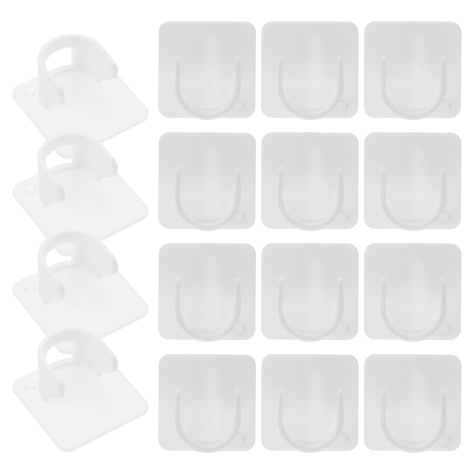 ROSENICE 8 Pairs Bathroom Shower Rod Holder Prevent Curtain from ...