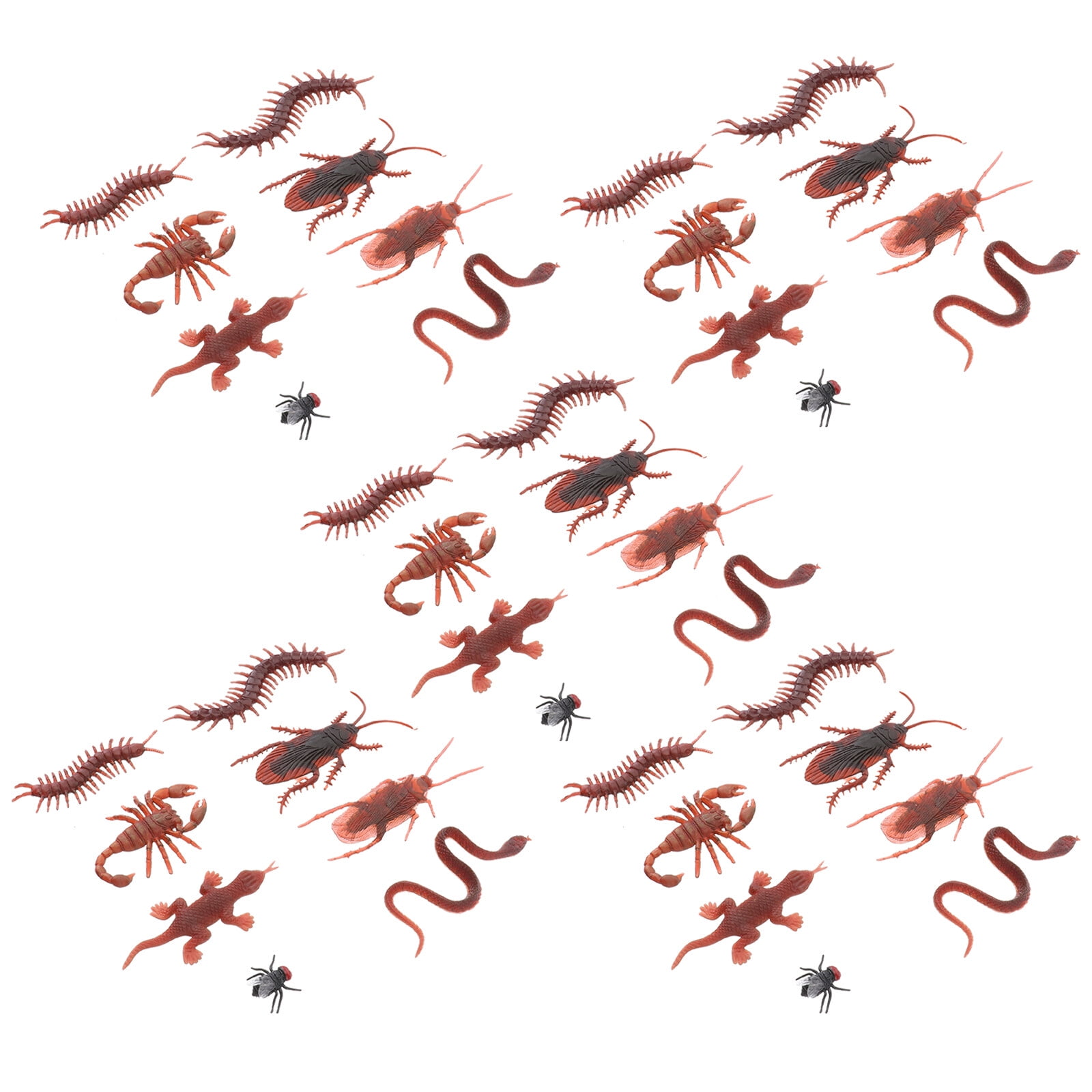 ROSENICE 80 PCS Prank Toy Fake Insects Small Scorpion Toy Lifelike ...
