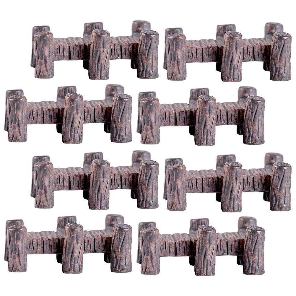 ROSENICE 8Pcs Resin Miniature Bridge Model in Rustic Style for Diy ...