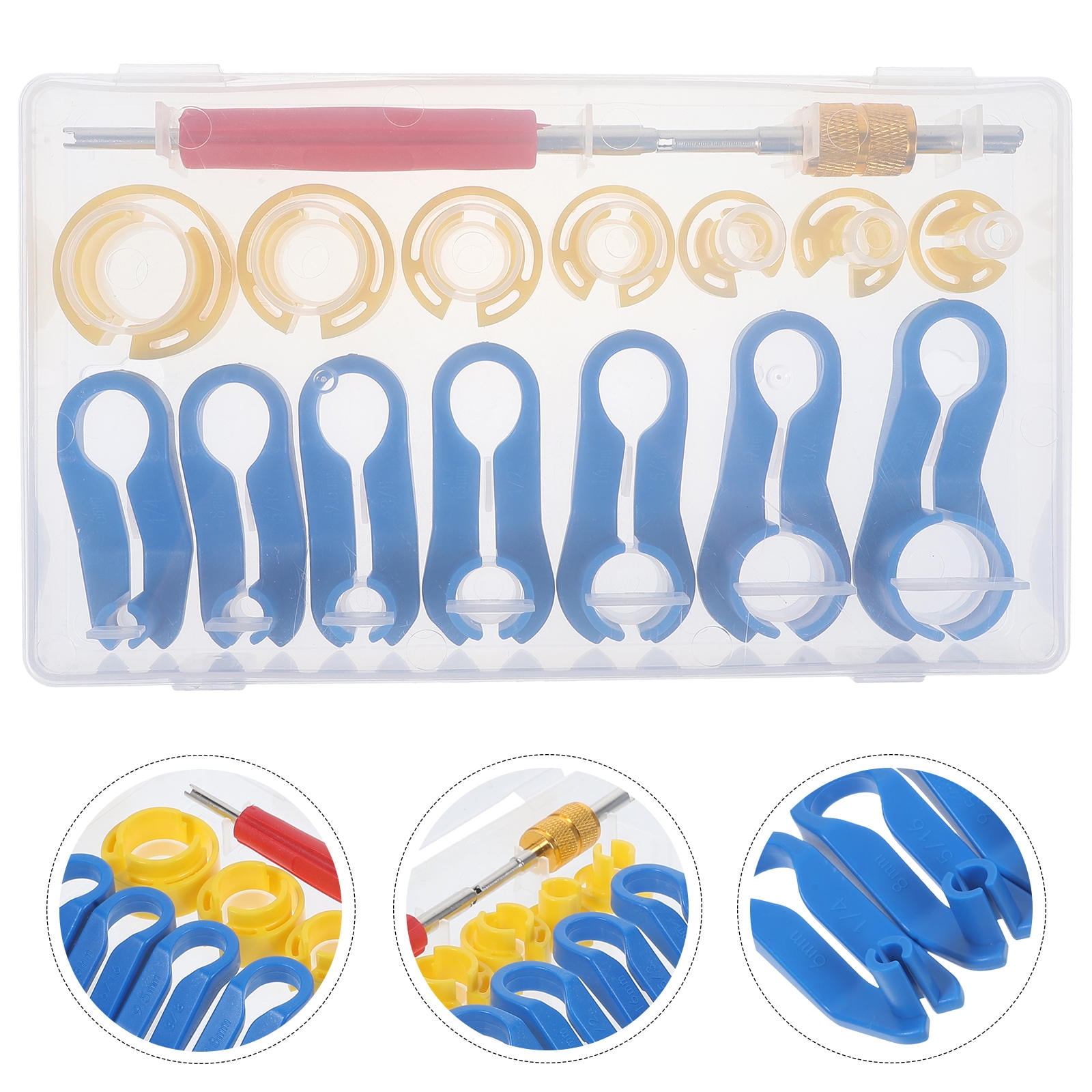 ROSENICE Automotive Line Disconnect Tools 16Set Fuel Line Removal Tool ...