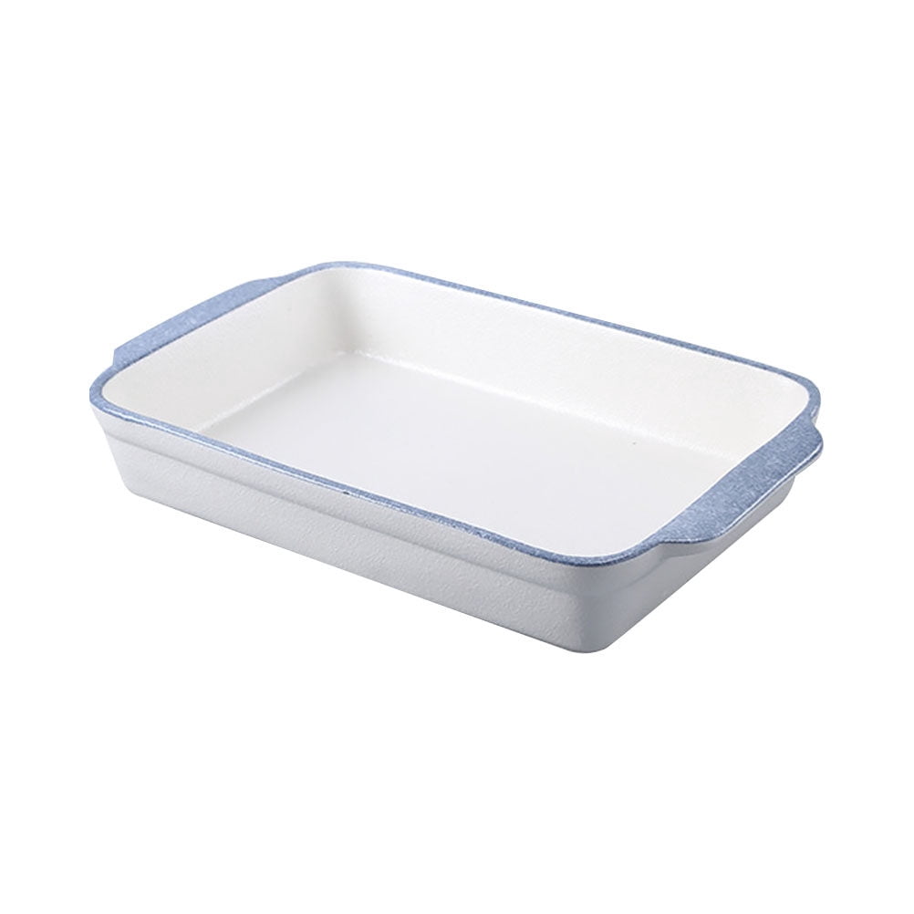 ROSENICE Baked Rice Plate Baking Dish Wicker Home Cheesecake Dish ...