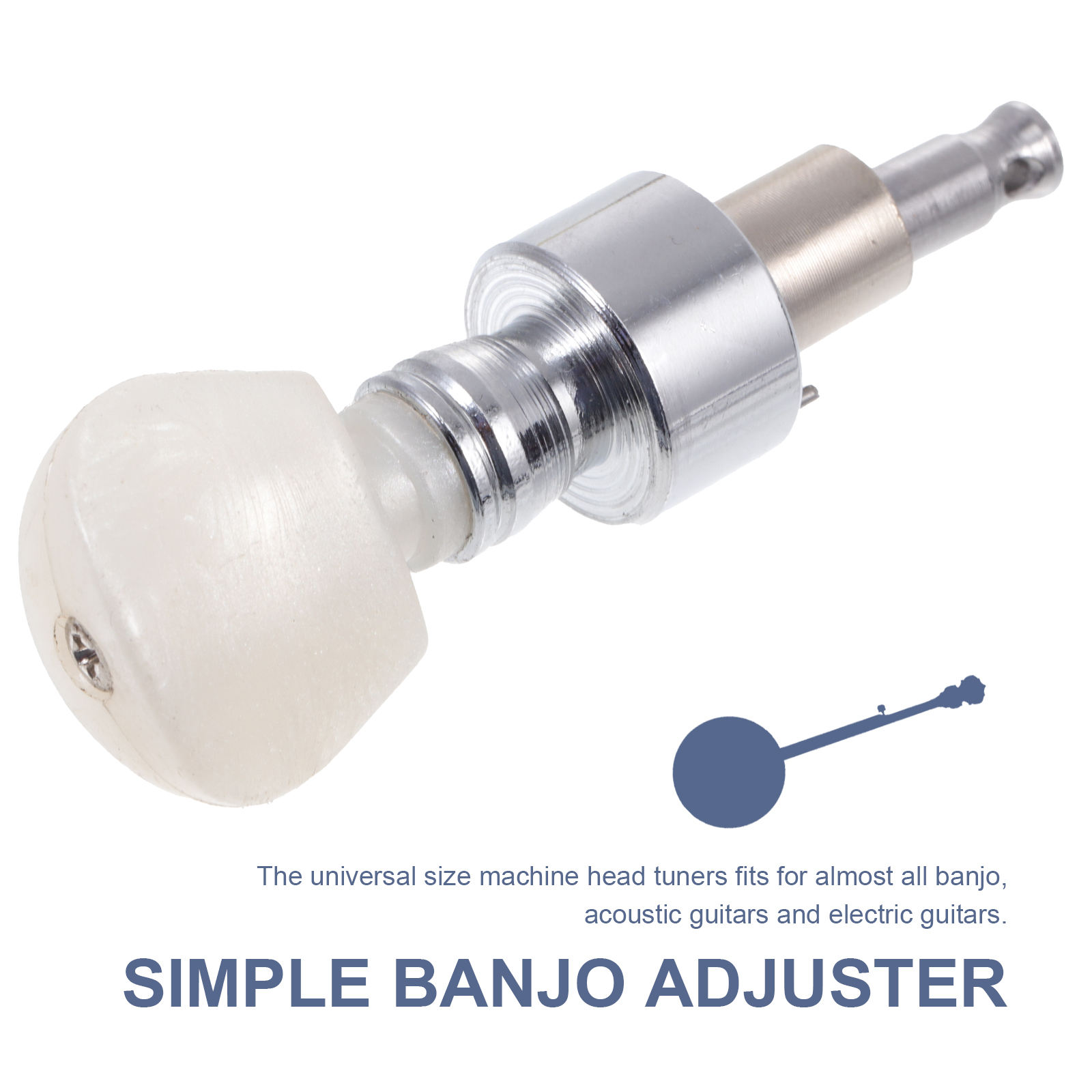 ROSENICE Banjo Tuning Accessory 1Pc Machine Head Alloy Small Banjo ...