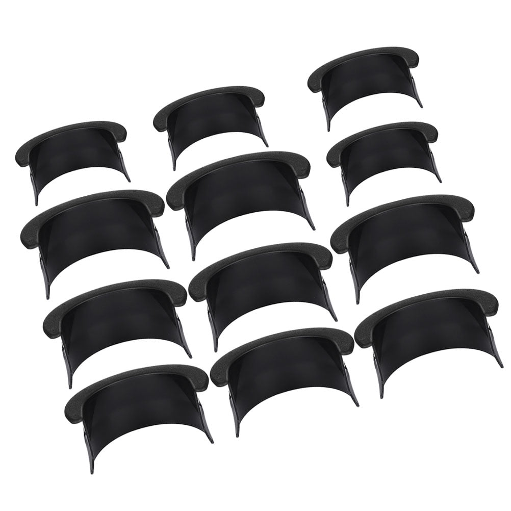 ROSENICE Billiard Accessory 12Pcs Black Plastic Pool Table Pocket Liner ...