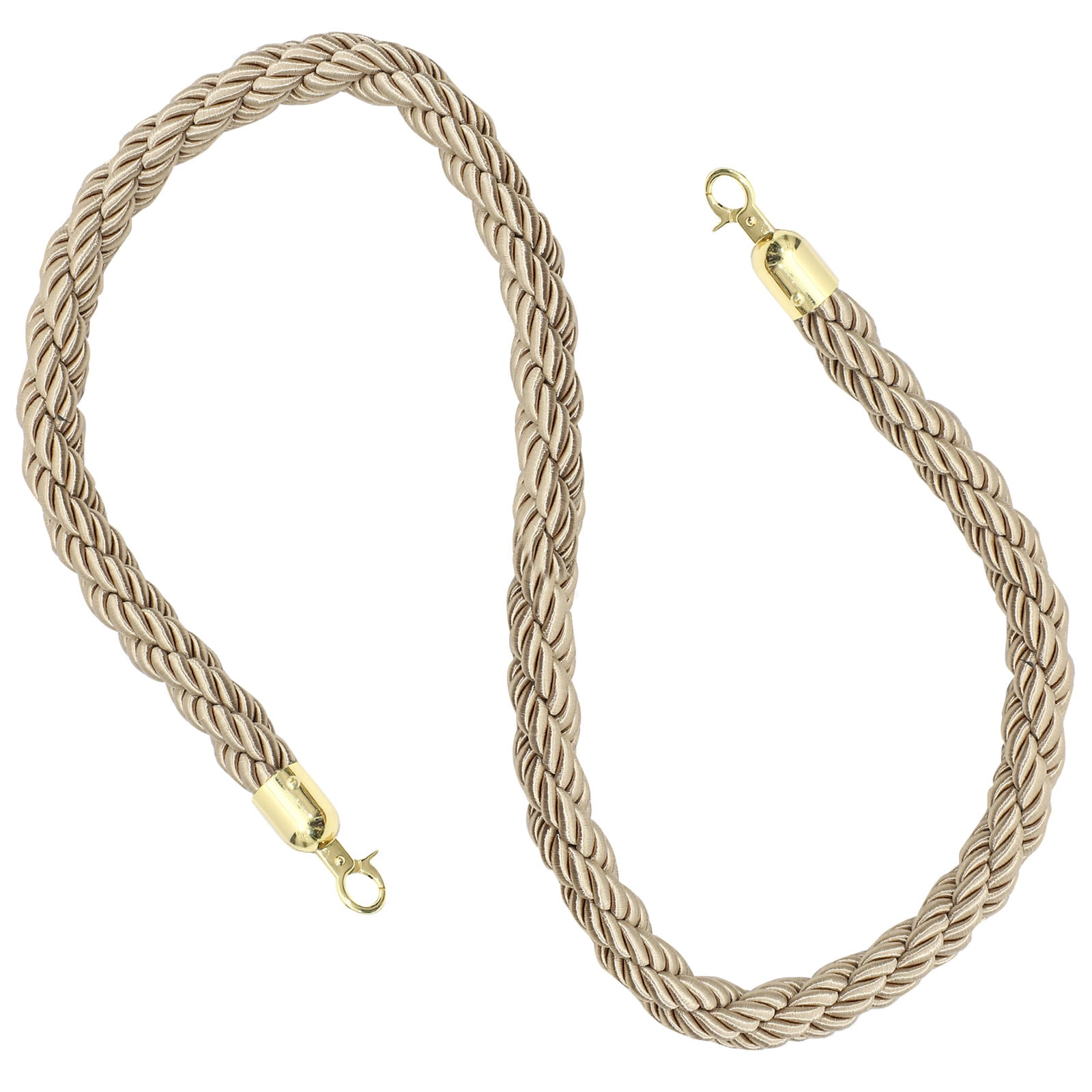 ROSENICE Blue Concierge Pole Rope with Sturdy Zinc Alloy Hooks for ...