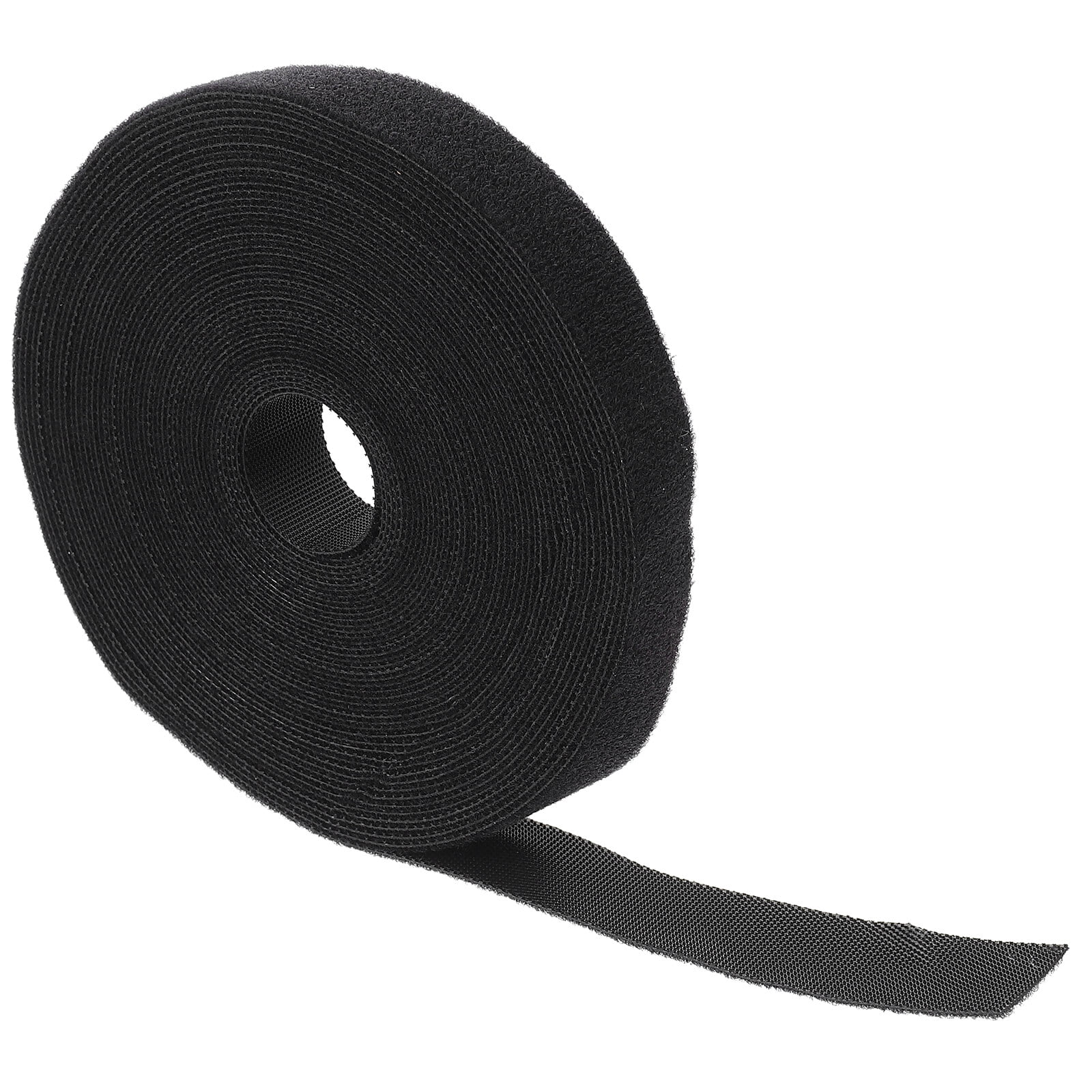 ROSENICE Cable Ties Straps Strip Electronics 2 Sided Tape Charger Black ...