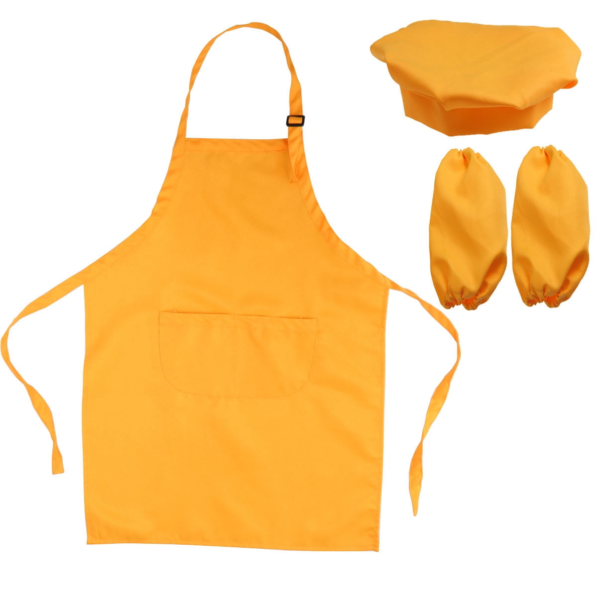 ROSENICE Children Cooking Sleeve 1 Set Orange Dacron Kids Role Play Oil ...