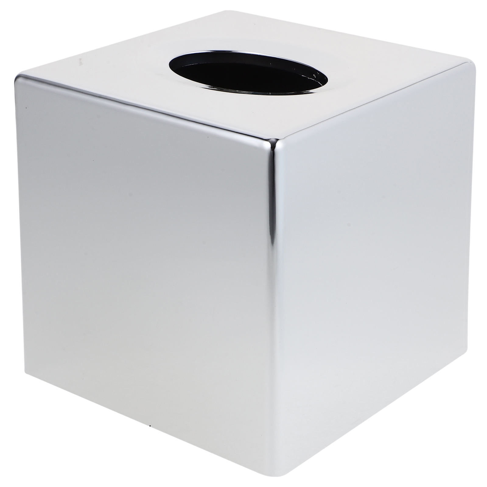 ROSENICE Chrome Tissue Box Holder Paper Towel Napkin Holder Plastic ...