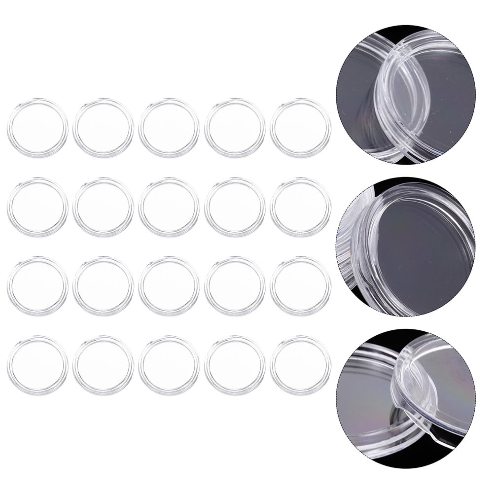 ROSENICE Coin Capsules for All Coins 100Pcs in Transparent and Circular ...