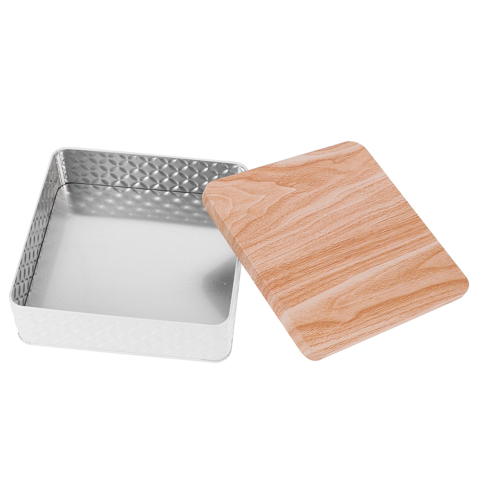 ROSENICE Cookies Tin Baked Goods Boxes Candy Storage Box Tinplate Box ...