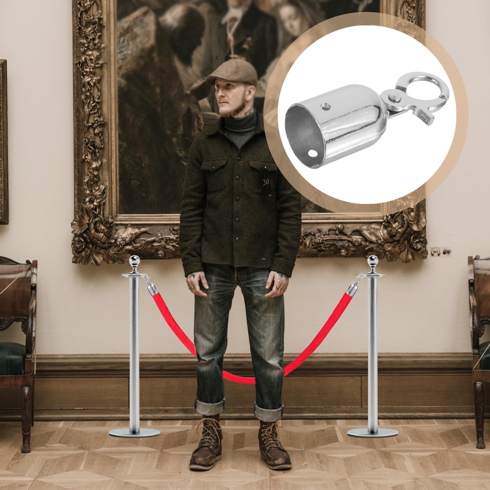 ROSENICE Cord Stopper End Tip Caps Rope End Connector Snap Hook ...