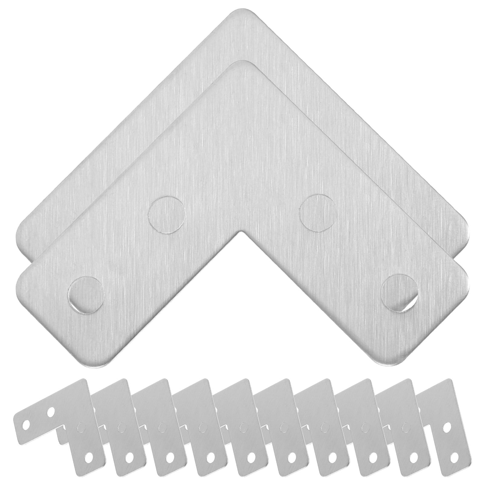 ROSENICE Corner Connectors 40Pcs L Shaped Brackets for Furniture and ...