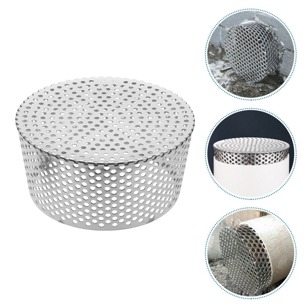 ROSENICE Dome Floor Drain Cover 7.1X6.3X3.5in Stainless Steel Small ...