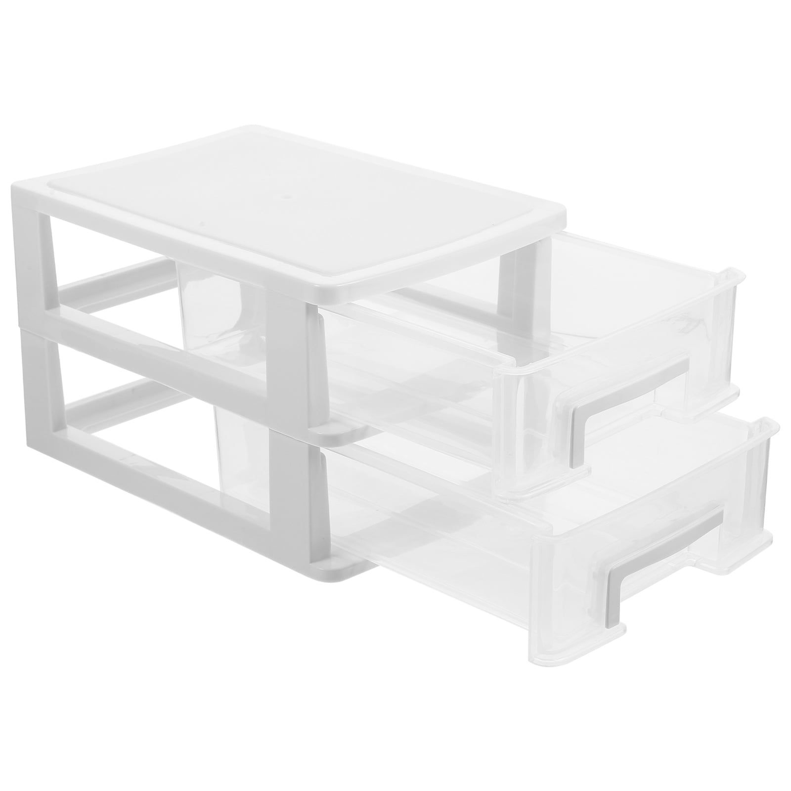 ROSENICE Drawer Storage Cabinet Lids Office Drawers Clear Makeup ...