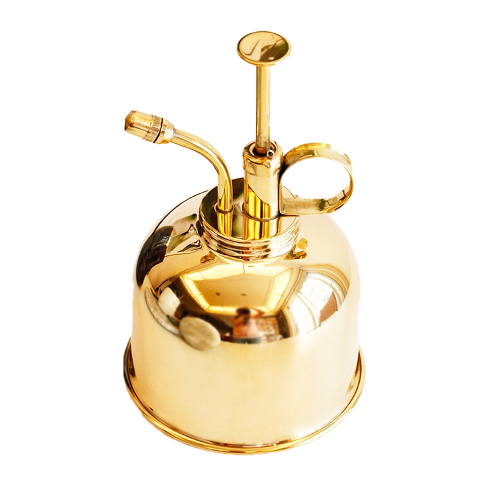 ROSENICE English Sprinkler Gold Watering Can Spray Bottles Plant Golden ...