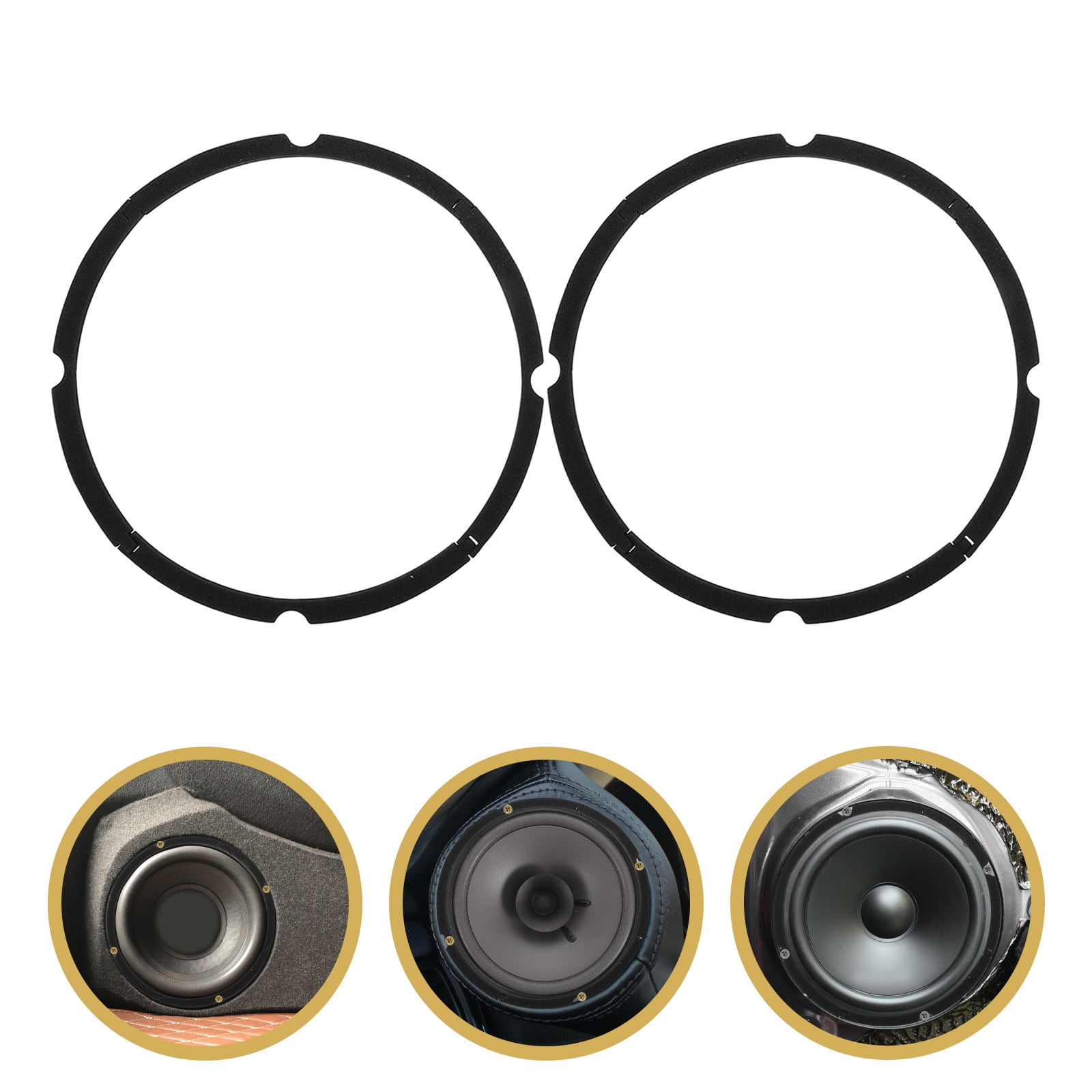 ROSENICE Eva Speaker Gasket 1 Pair Assorted Color Truck Speaker Covers ...