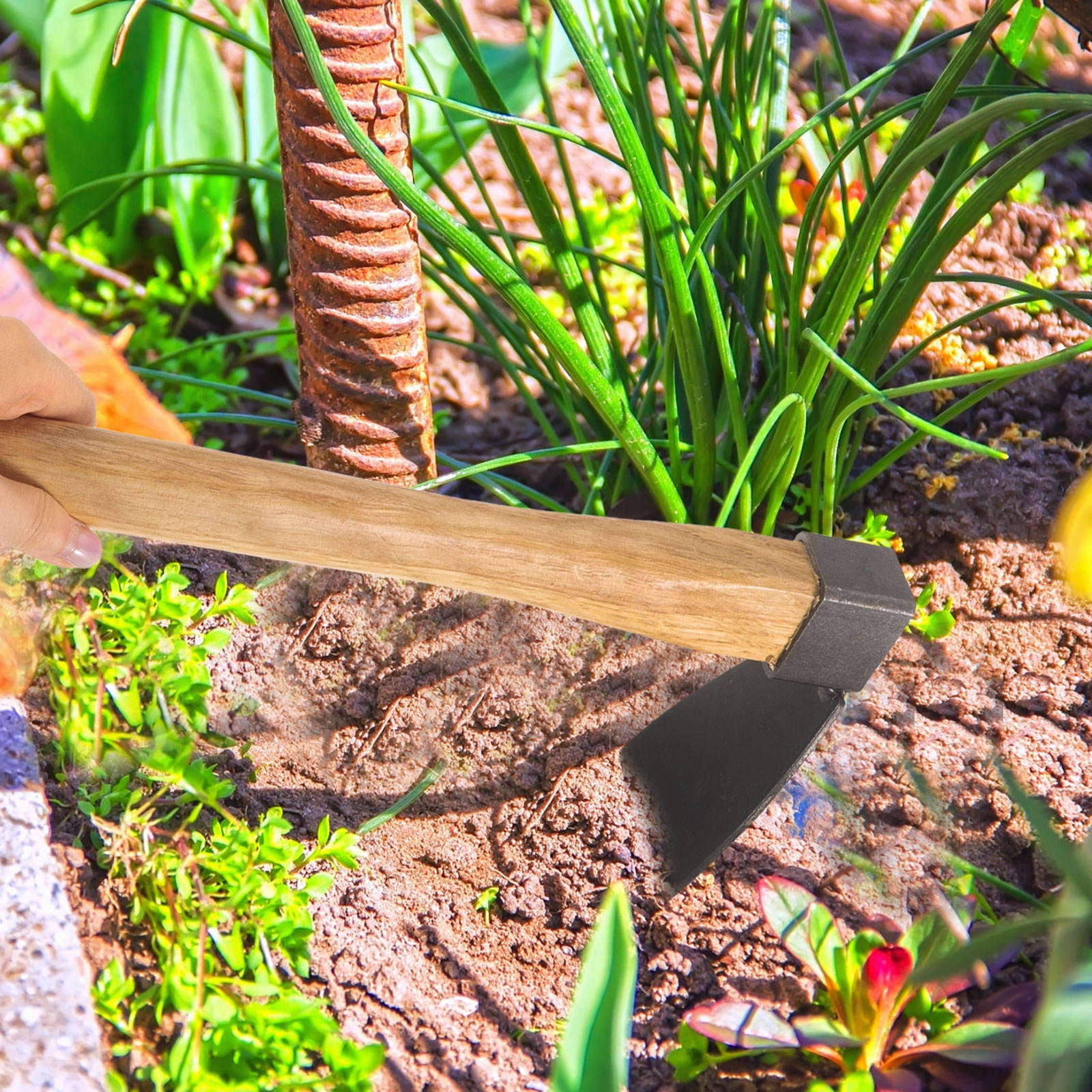ROSENICE Garden Tools Weeding Garden Rake How Exquisite Workmanship Hoe ...