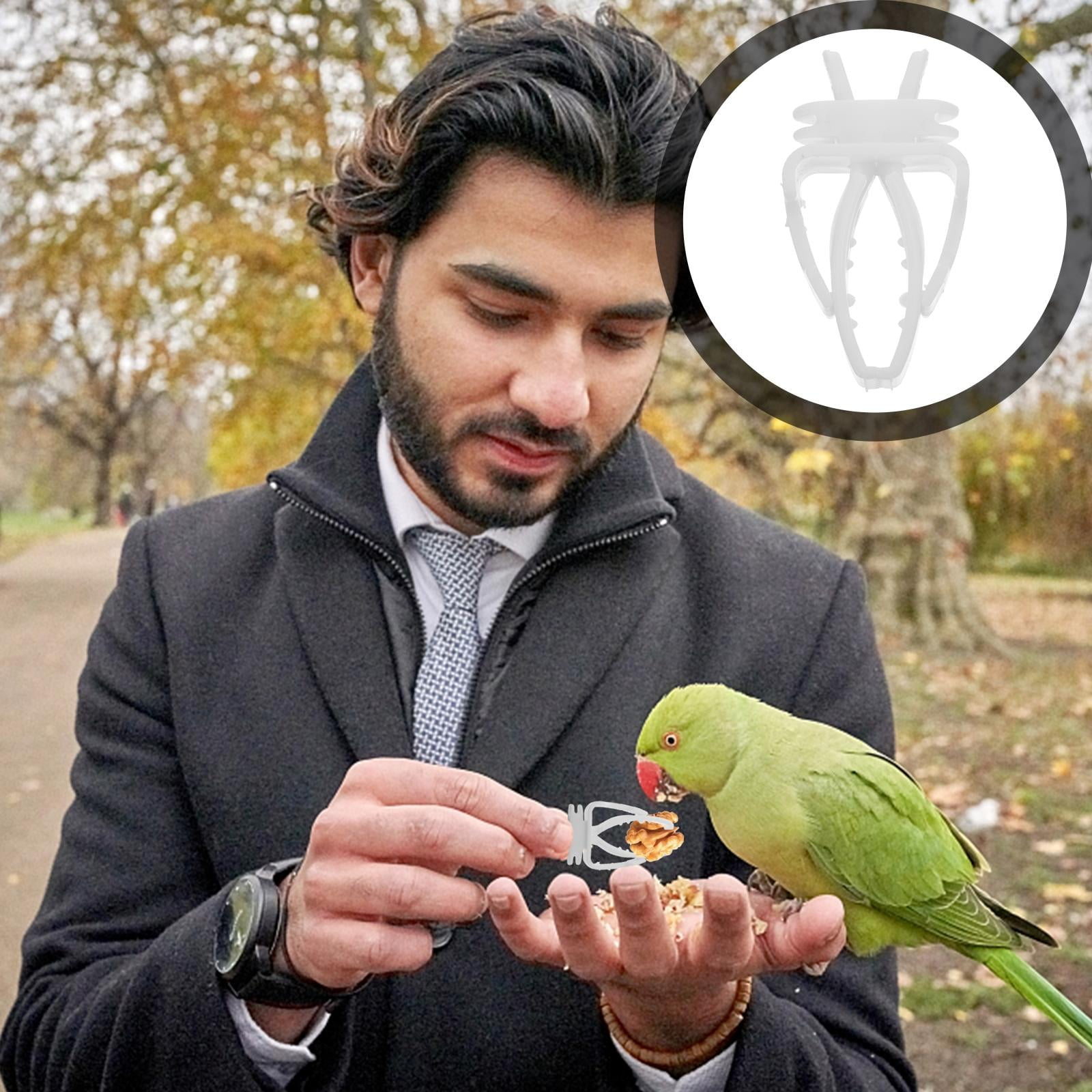 ROSENICE Hemoton 10pcs Bird Food Holding Clamps for Pets Vegetable ...