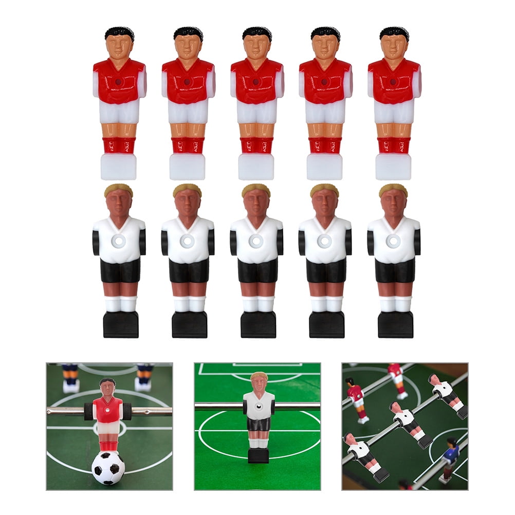 ROSENICE Indoor Gaming 10Pcs Foosball Machine Players Standard Size ...