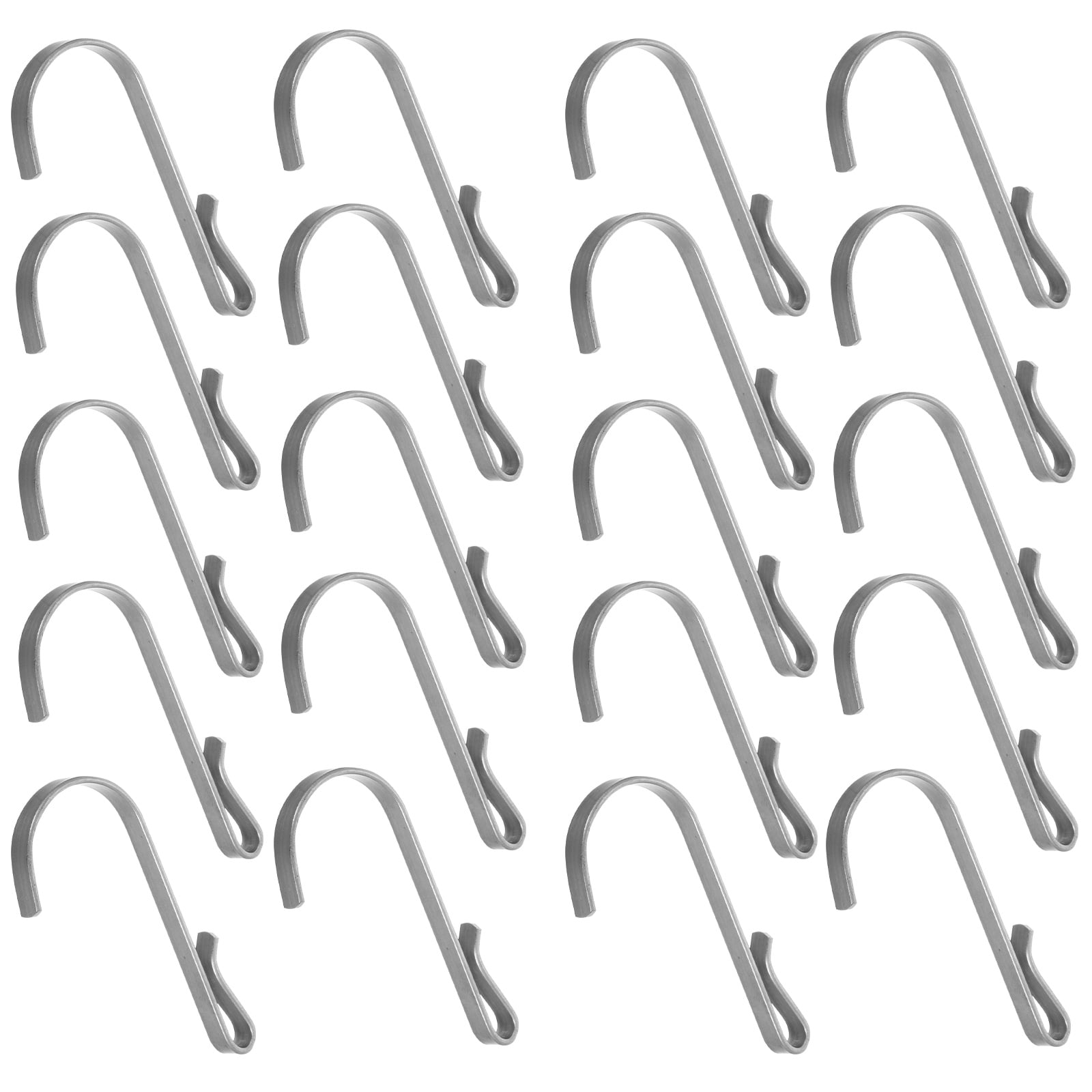 ROSENICE J Shaped Hook 20Set Wire Shelving Hooks Stainless Steel for ...