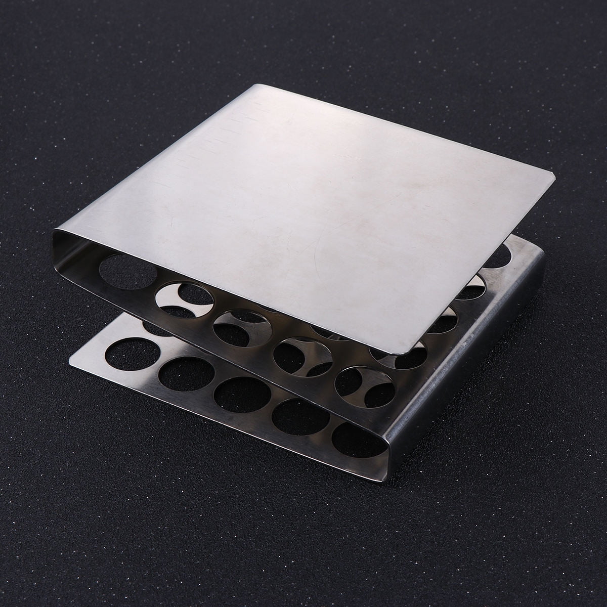 ROSENICE Lab Stainless Steel Test Tube Rack Laboratory Supplies Z ...