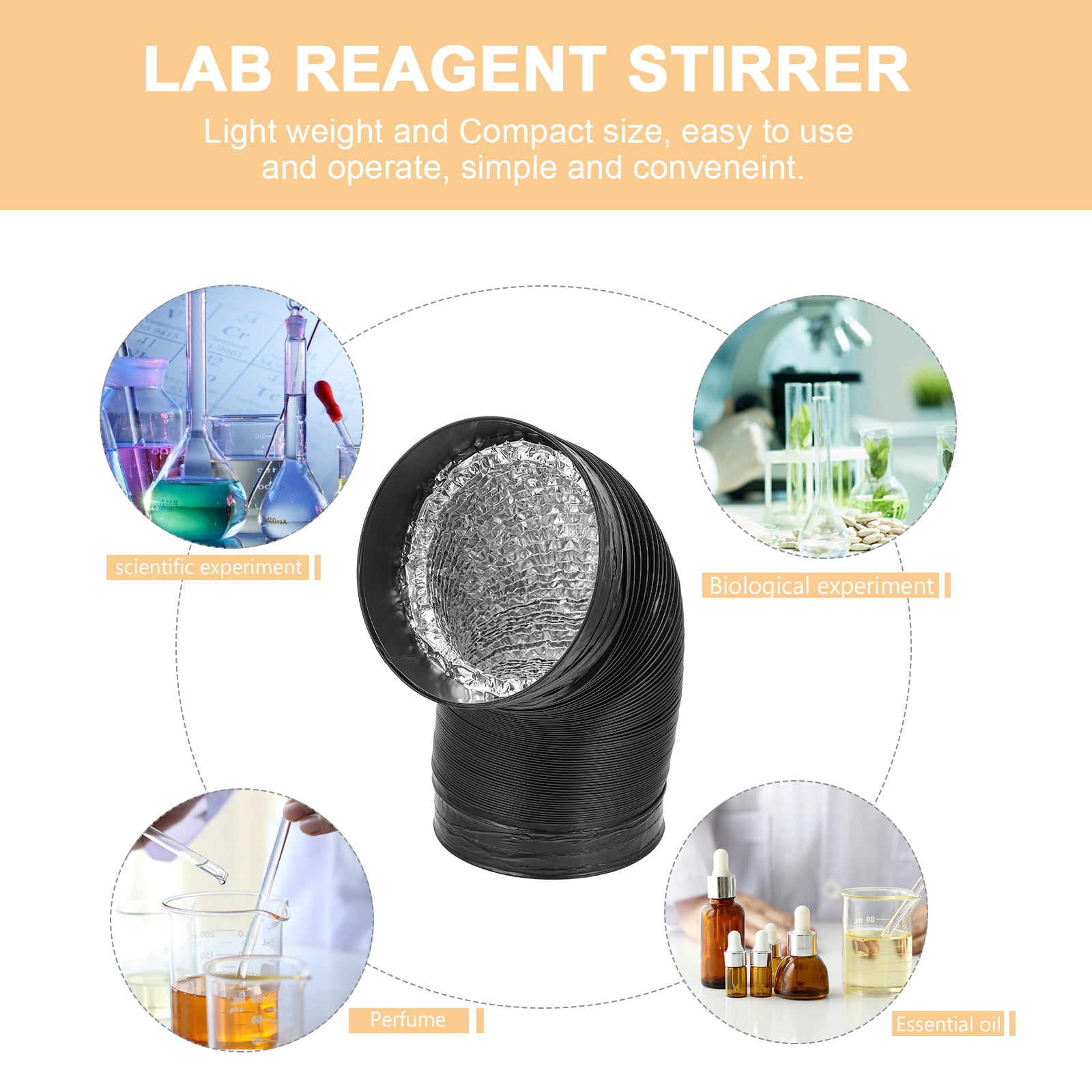 ROSENICE Lab Stirrer Bar Stirring Rod Organic Solvent Chemical ...