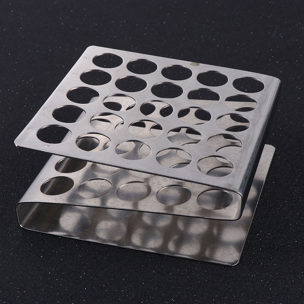 ROSENICE Metal Test Tube Stand Z Shaped Laboratory Test Tube Holder 25 ...