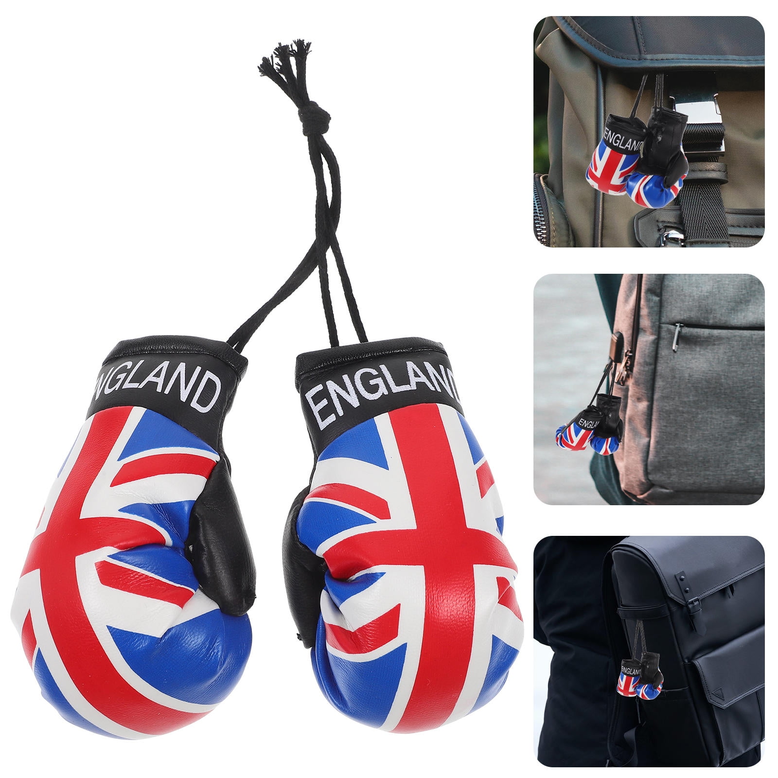 ROSENICE Mini Boxing Gloves Keychain in PVC for Men and Women 1 Pair ...