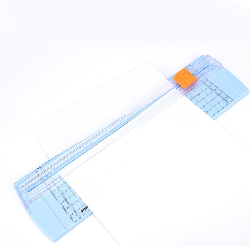 ROSENICE Mini Plastic Paper Cutter A4 Manual Sliding Linear Cutter ...
