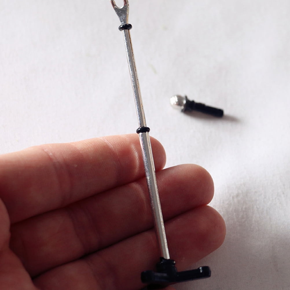 ROSENICE Miniature Mic Model Small Doll Microphone Office - Walmart.com