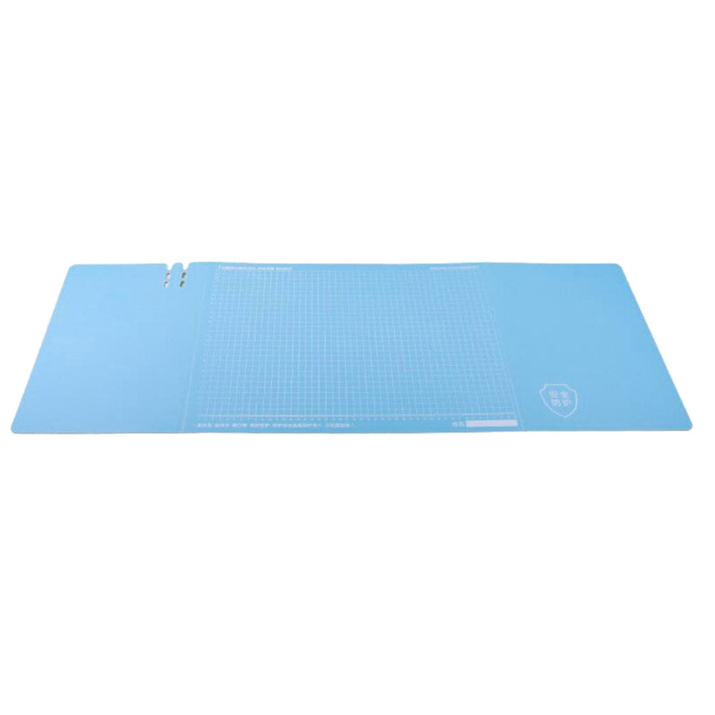 ROSENICE PP Desktop Partition Board for Office Use Blue Easy to Install ...