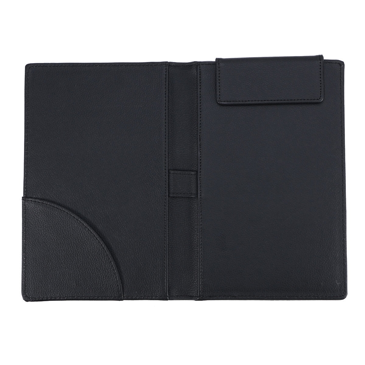ROSENICE PU Leather Menu Folder Guest Check Presenter with Pen Clip for ...