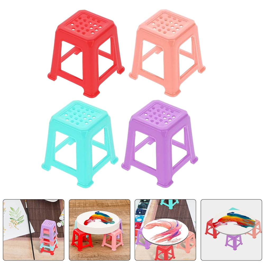 ROSENICE Paint Canvas Stand 12Pcs Assorted Color Mini Easel For Pouring ...