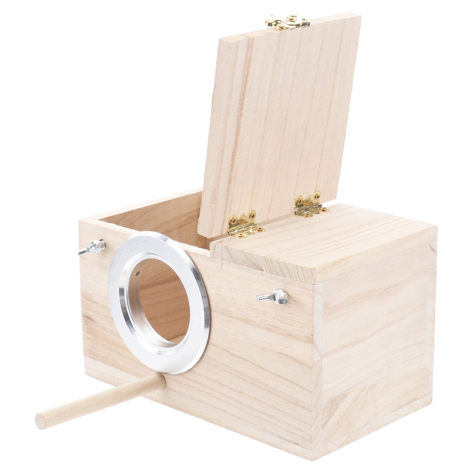 ROSENICE Parakeet Aviary Parrot Breeding Box Birdhouse for Songbirds ...