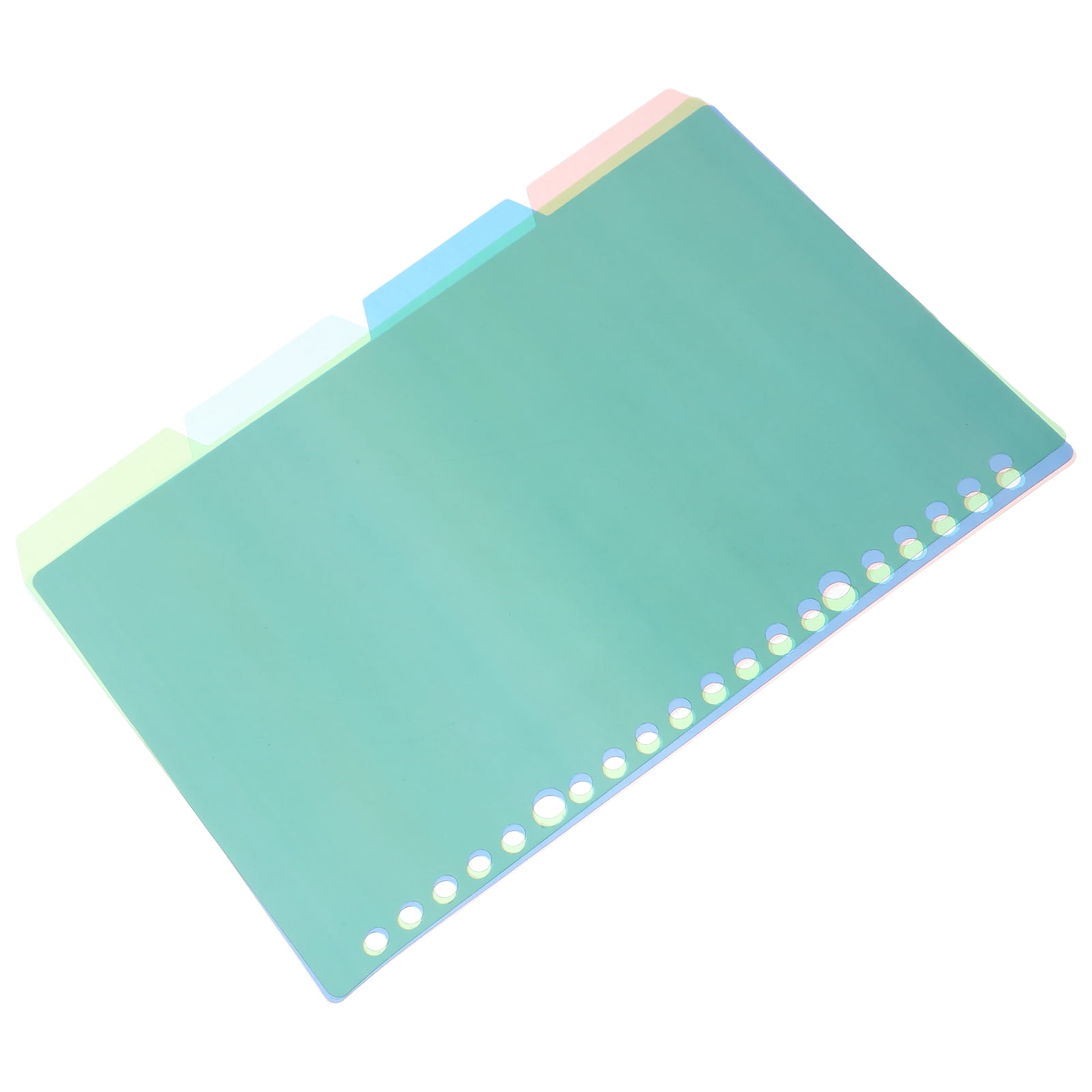 ROSENICE Plastic Binder Dividers for Office Assorted Color PP Material ...